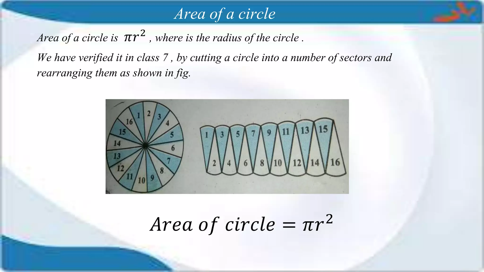 Areas related to Circles - class 10 maths | PPTX