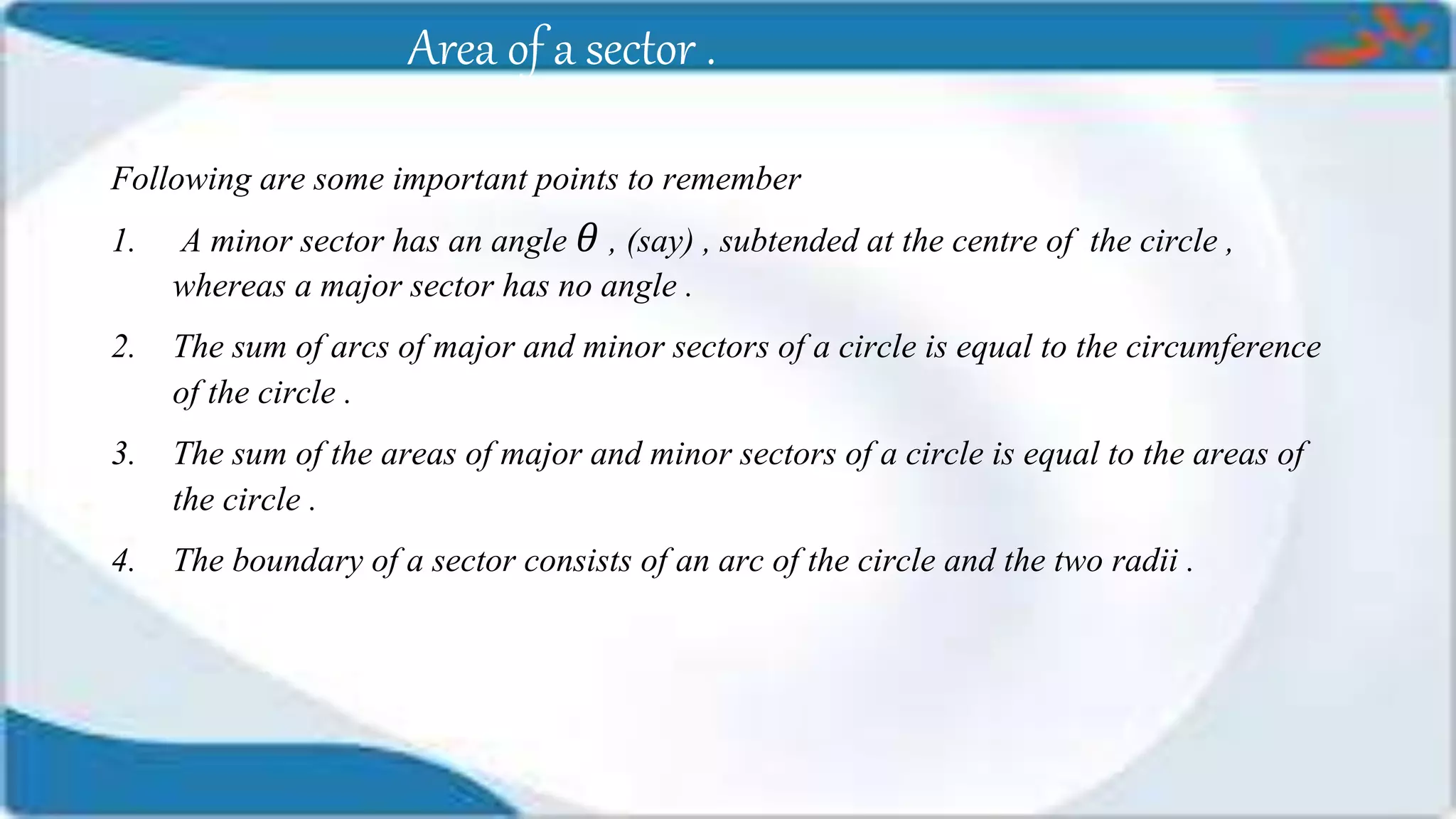 Areas related to Circles - class 10 maths | PPTX