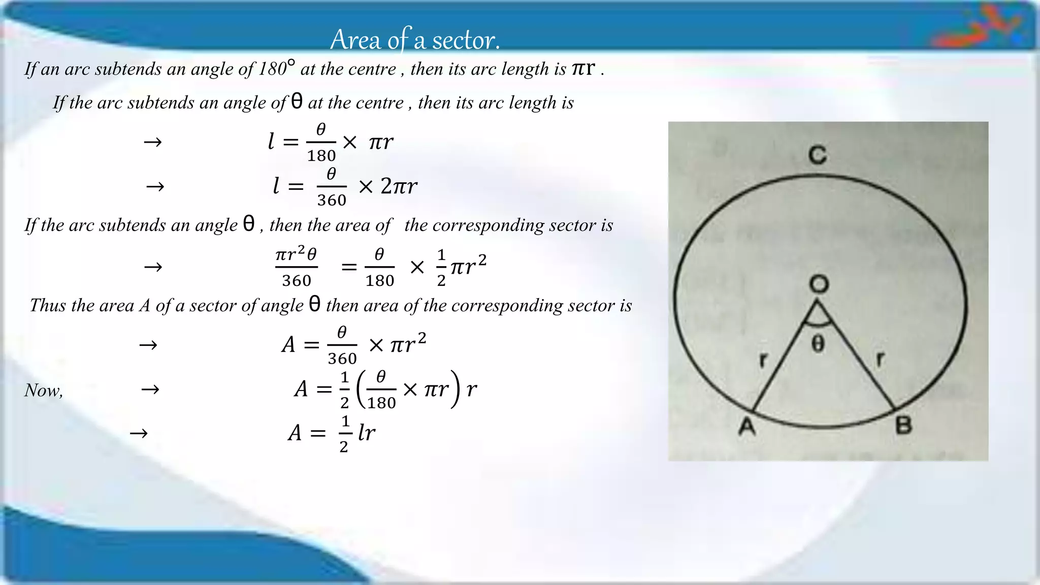 Areas related to Circles - class 10 maths | PPTX