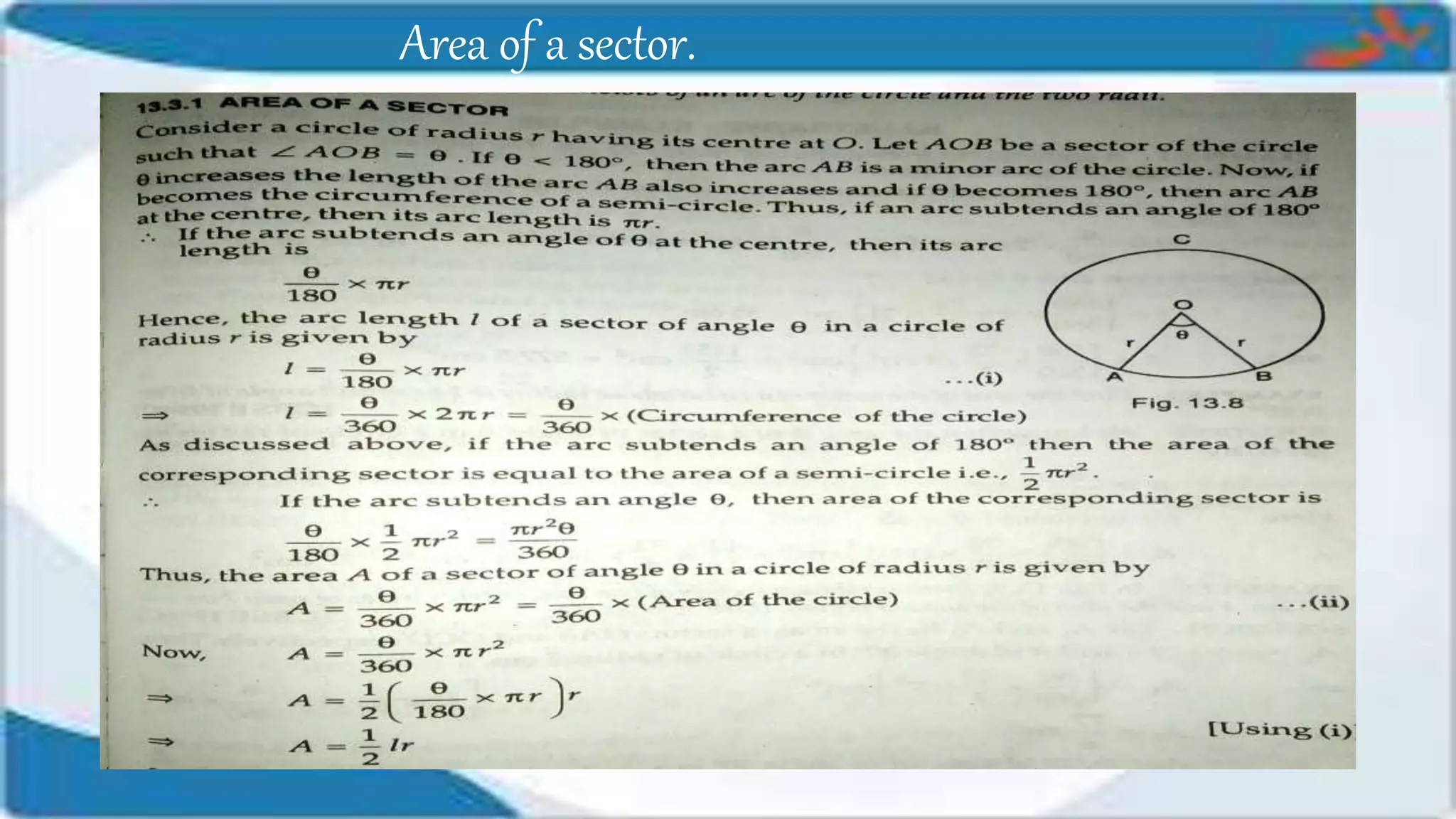 Areas related to Circles - class 10 maths | PPTX