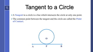 Circles Class 10th | PPTX