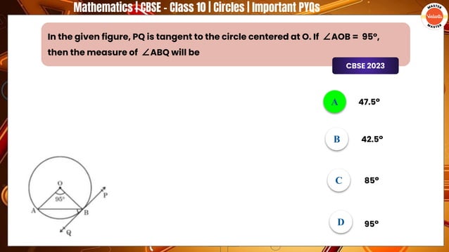 Circles cbse 10 board exam triangles and circles | PPT