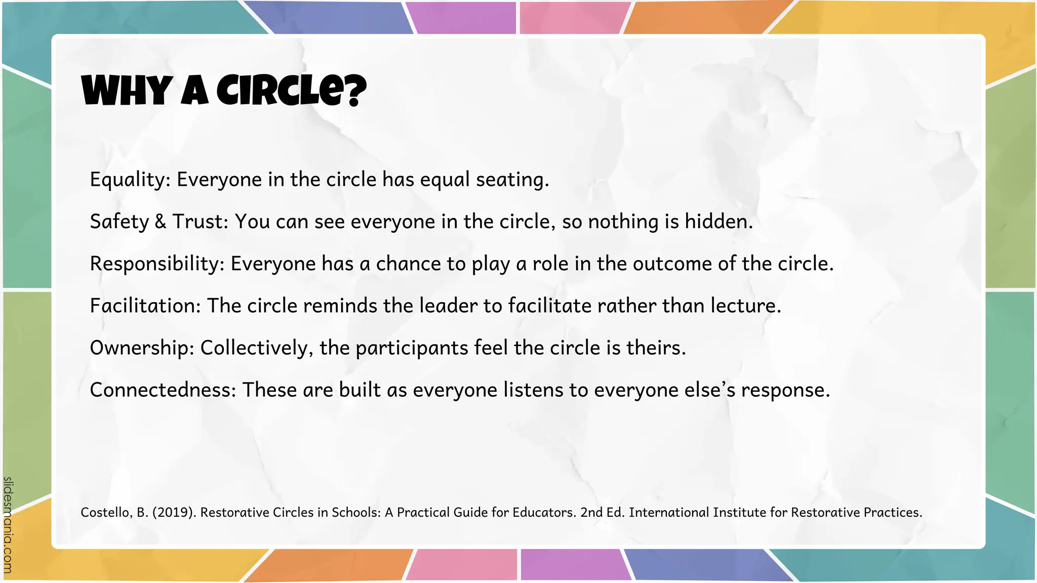 Foundation of Restorative Circles in School | PDF | Education