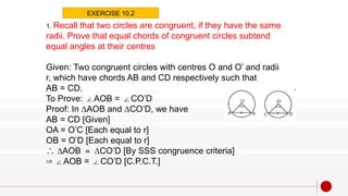 CIRCLES.pptx Mathematics class ix circles | PPTX