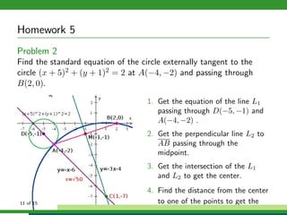 Circles and Tangent Lines | PDF