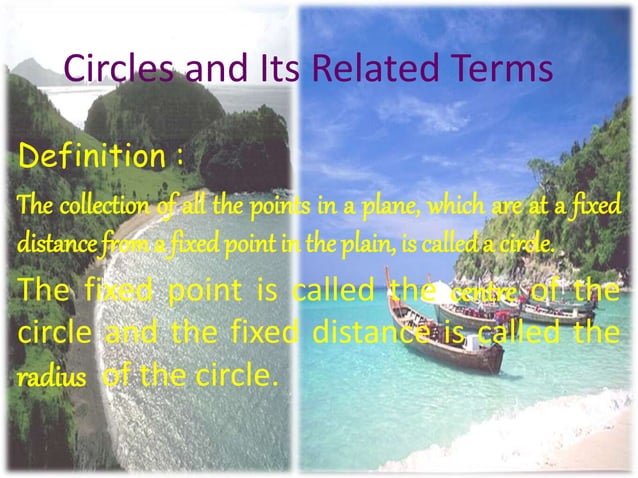 Circles - Maths project | PPSX | Geography | Science