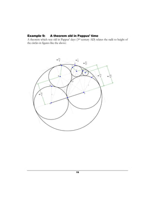 Circles and tangents with geometry expressions | PDF