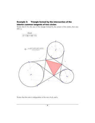 Circles and tangents with geometry expressions | PDF