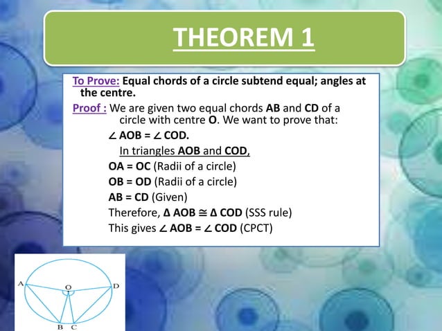 Circles class 9 | PPTX