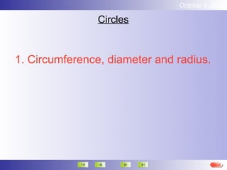 Circles diameter | PPT