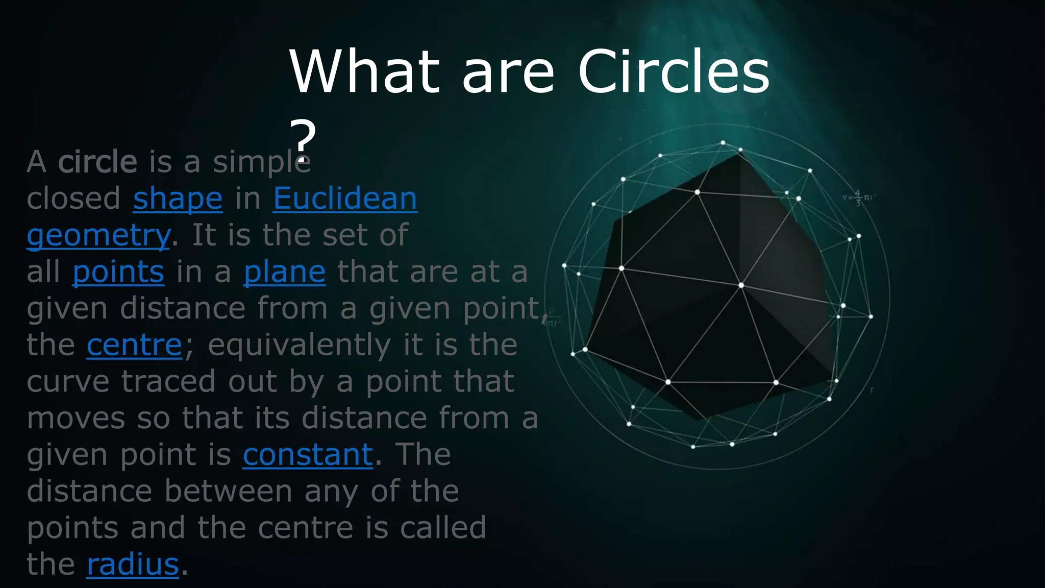 Circles - An Introduction | PPTX