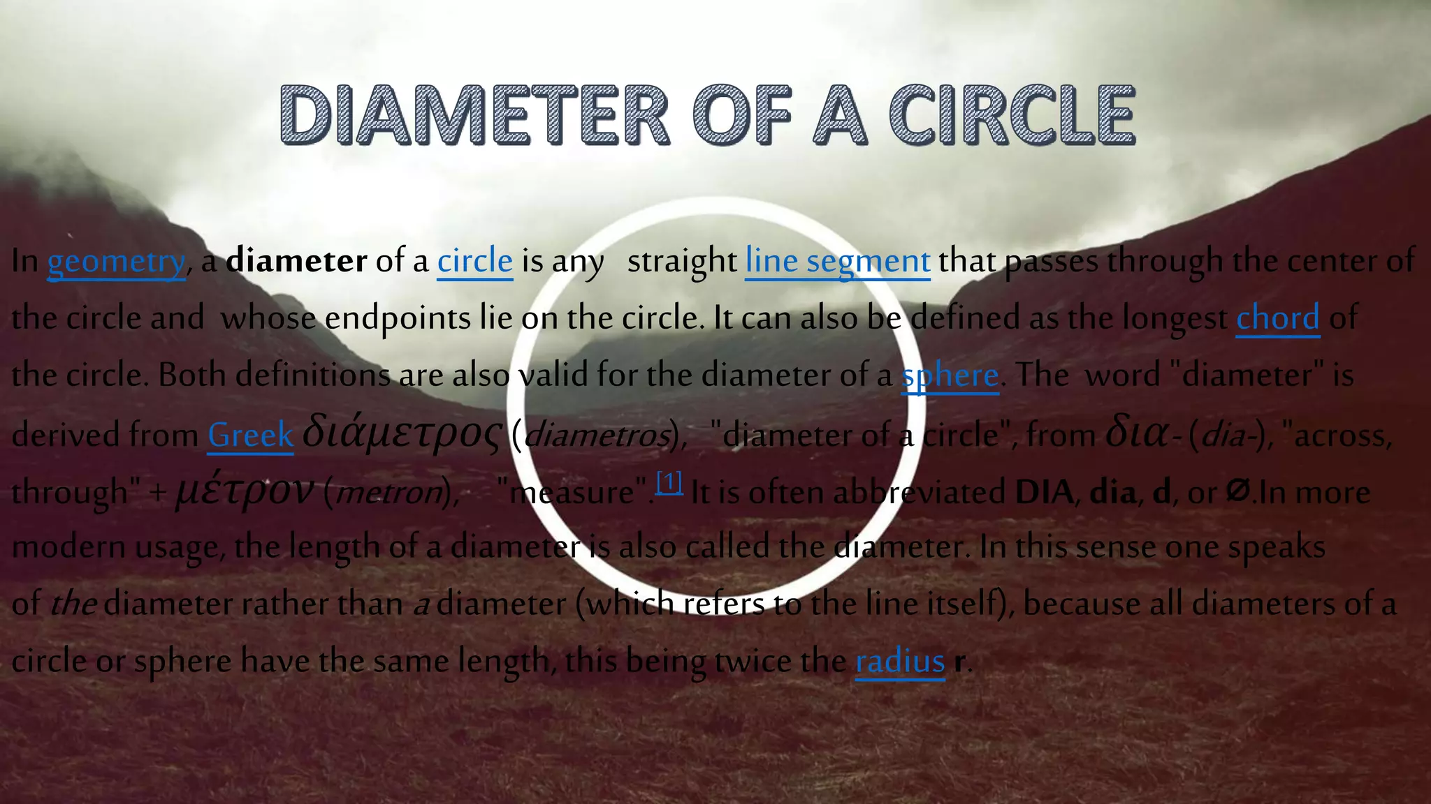 Circles - An Introduction | PPTX