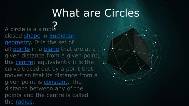 Circles - An Introduction | PPTX | Physics | Science