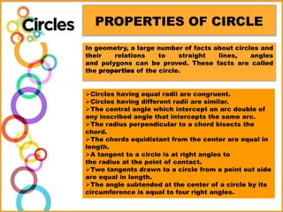Basic Concepts of Circles | PPTX