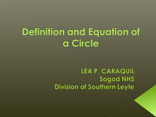 Circles | PPT | Physics | Science