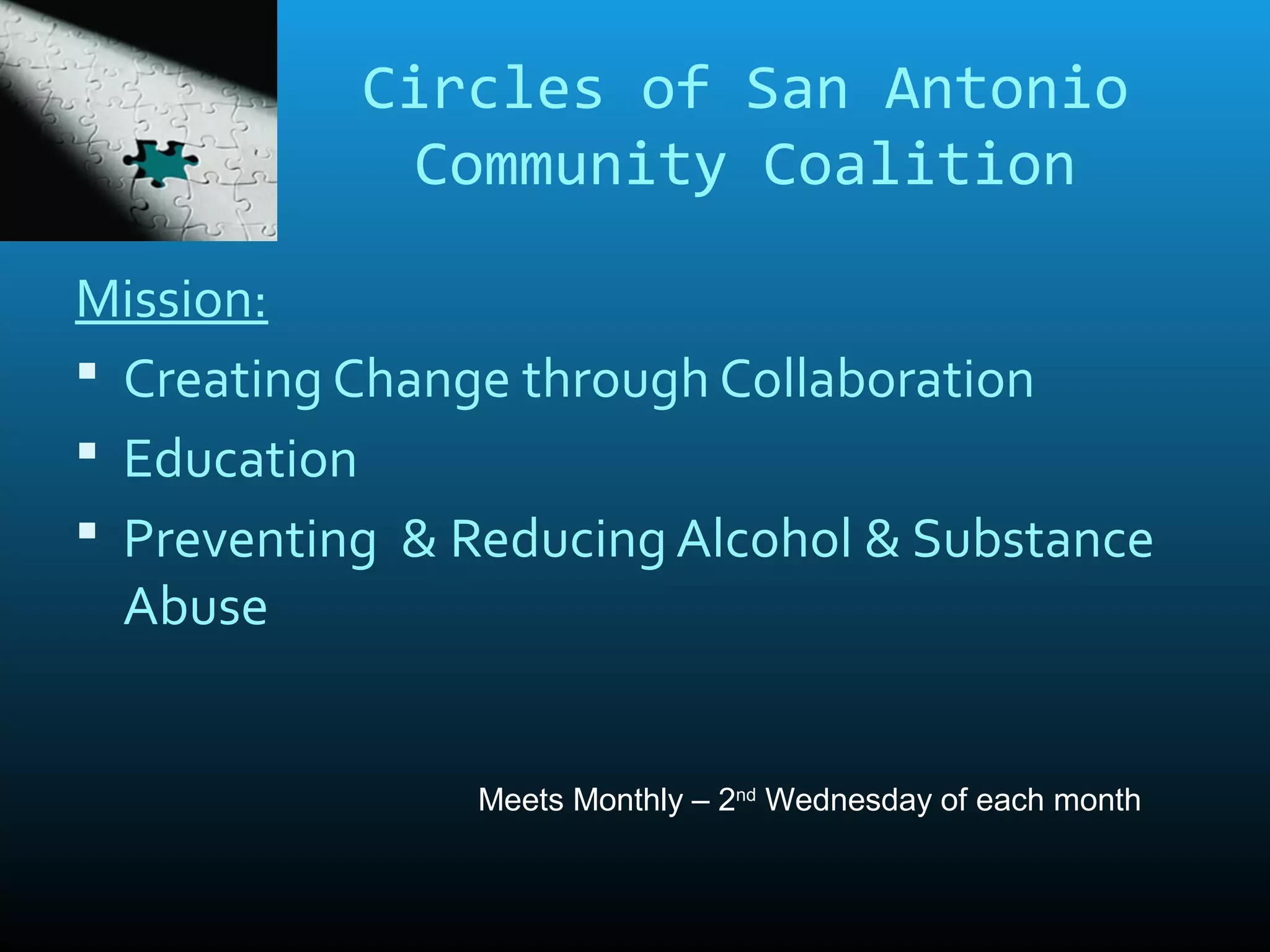 Circles of San Antonio Community Coalition Overview | PPT