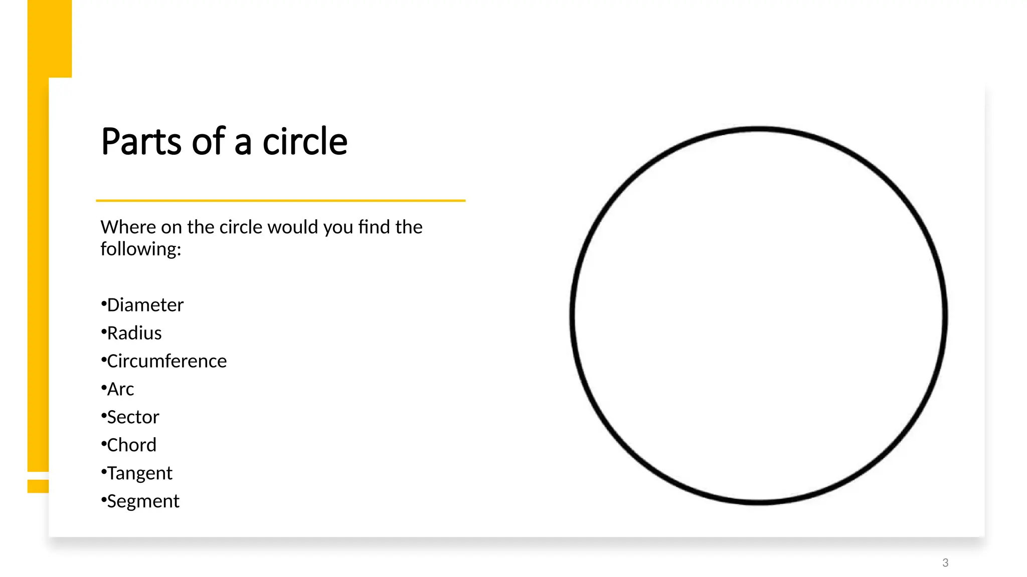 Circles PPT.pptx finding the area and circumference of a circle | PPTX