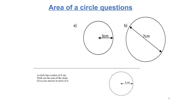 Circles PPT.pptx finding the area and circumference of a circle | PPTX