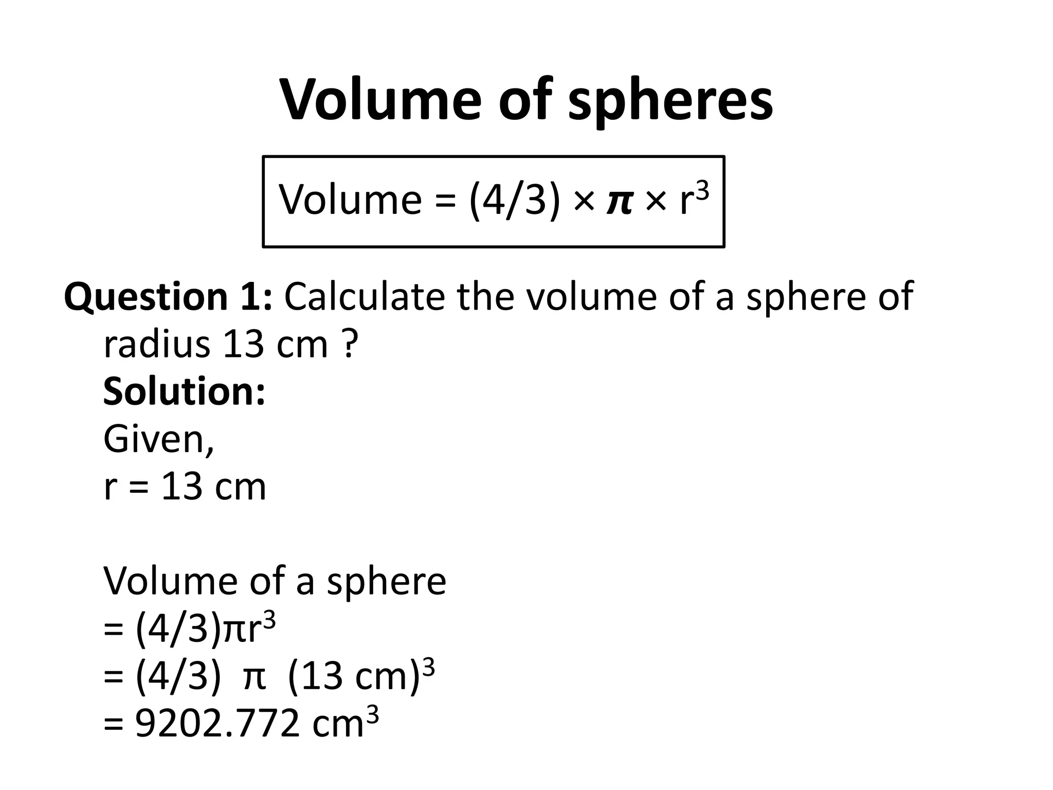 Circles & Sphere | PPTX