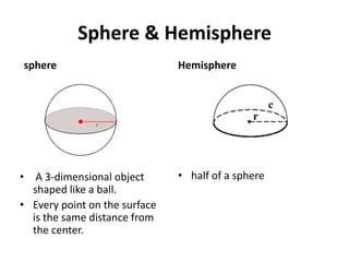 Circles & Sphere | PPTX