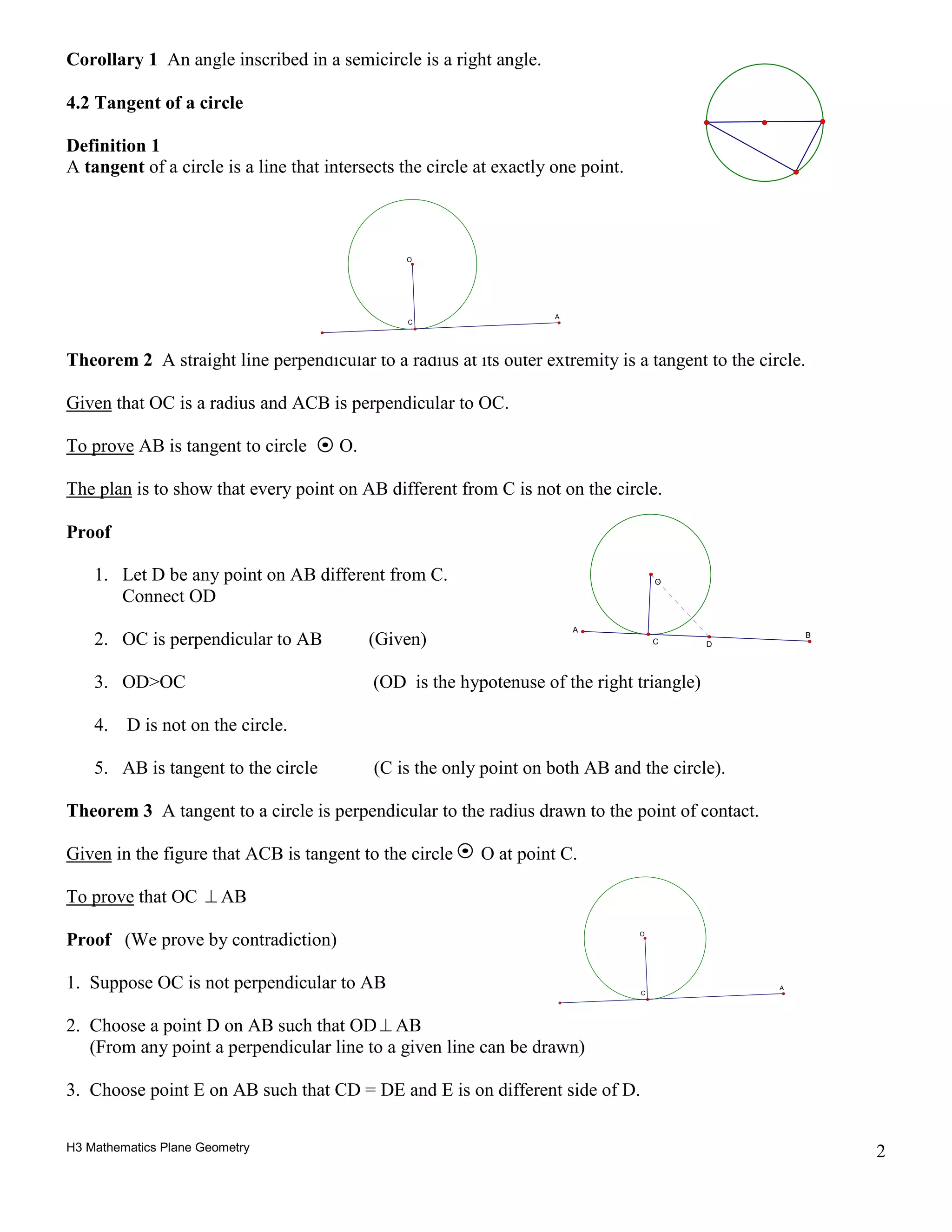 Circlestangentchordtheorem | PDF | Physics | Science