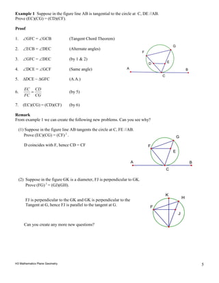 Circlestangentchordtheorem | PDF | Physics | Science