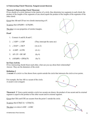 Circlestangentchordtheorem | PDF | Physics | Science