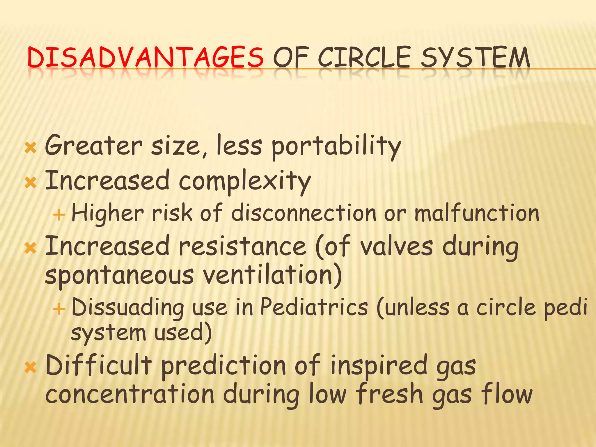 Circle system low flow anesthesia | PPTX