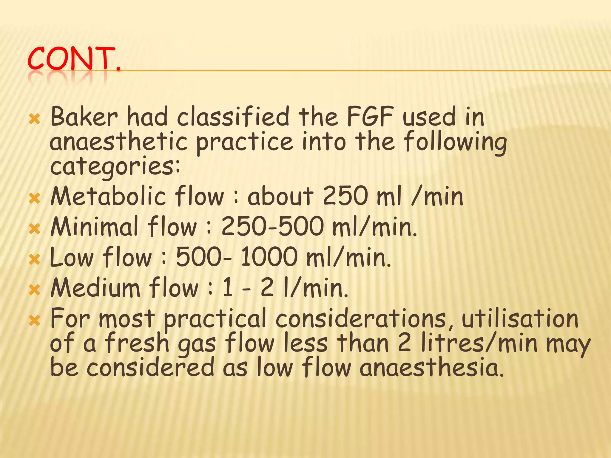 Circle system low flow anesthesia | PPTX