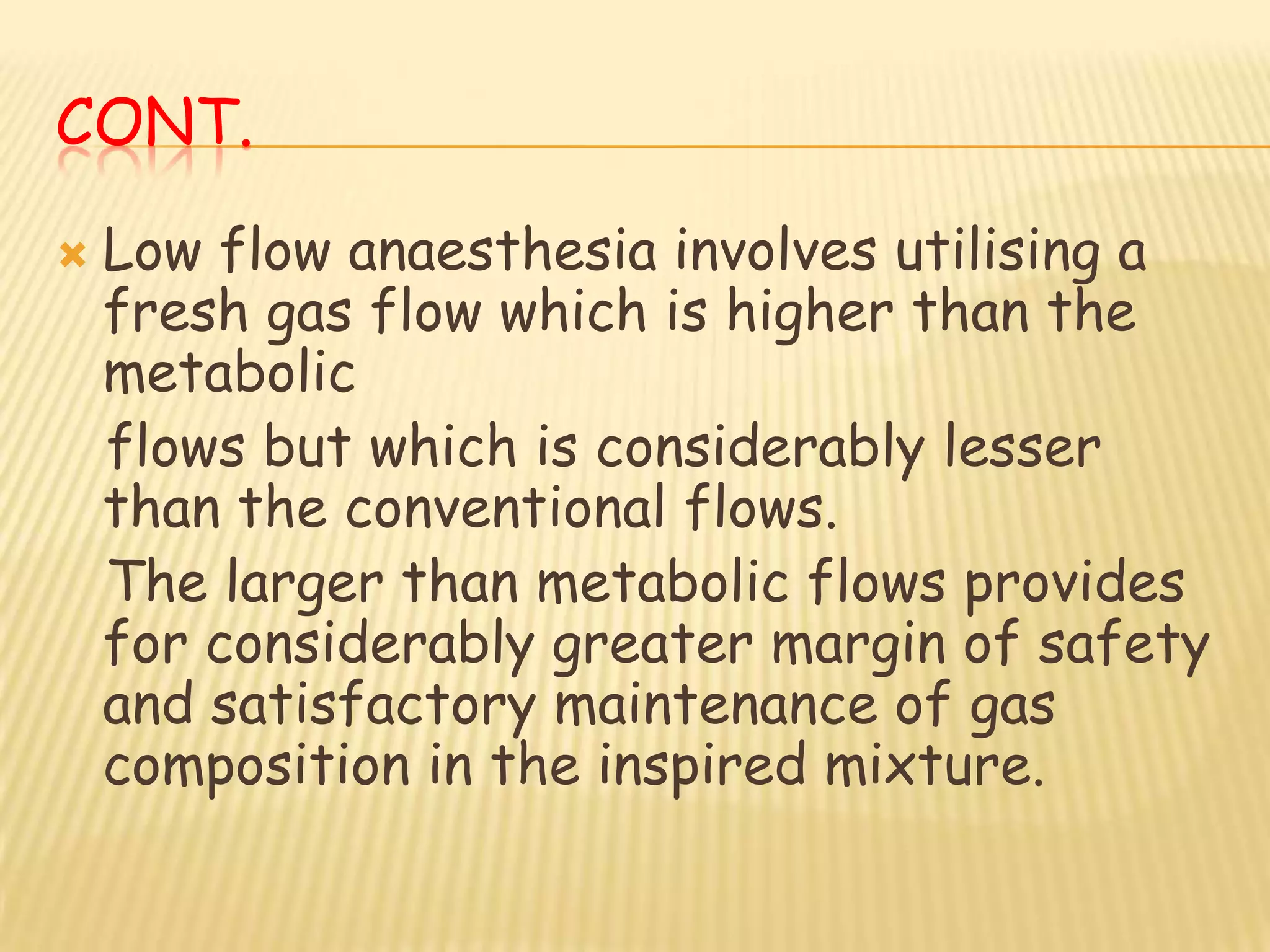 Circle system low flow anesthesia | PPTX | Lung and Respiratory Health ...