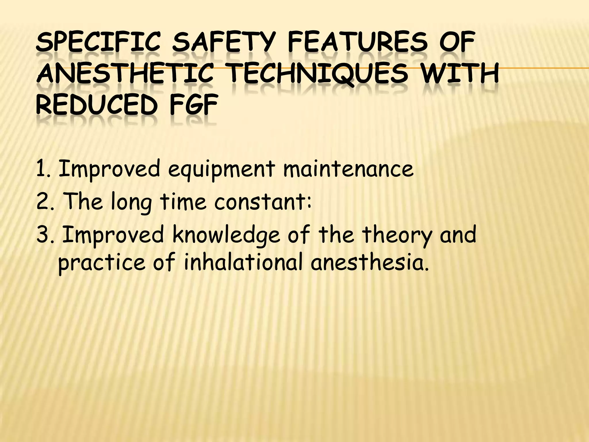 Circle system low flow anesthesia | PPTX