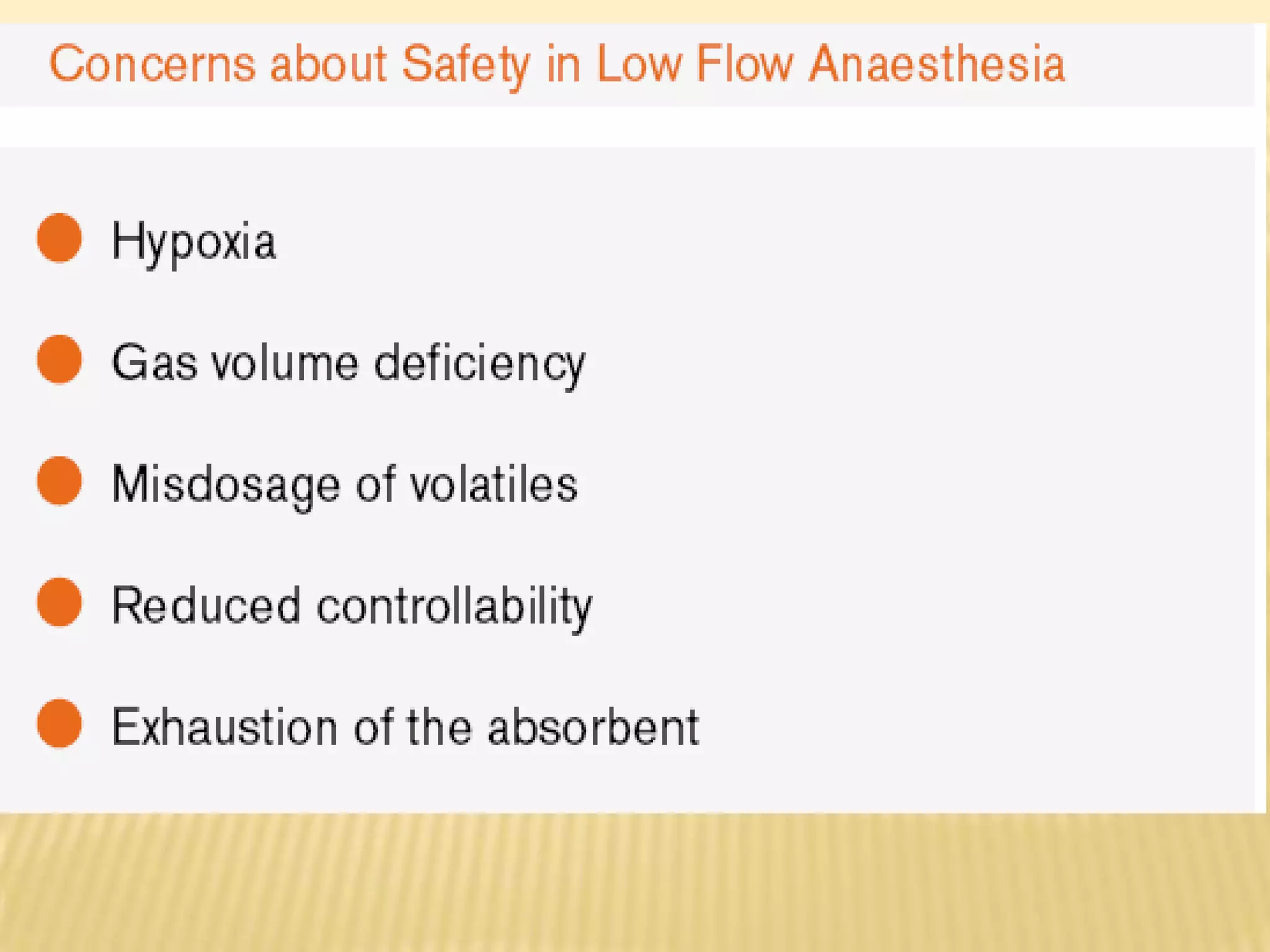 Circle system low flow anesthesia | PPTX | Lung and Respiratory Health ...