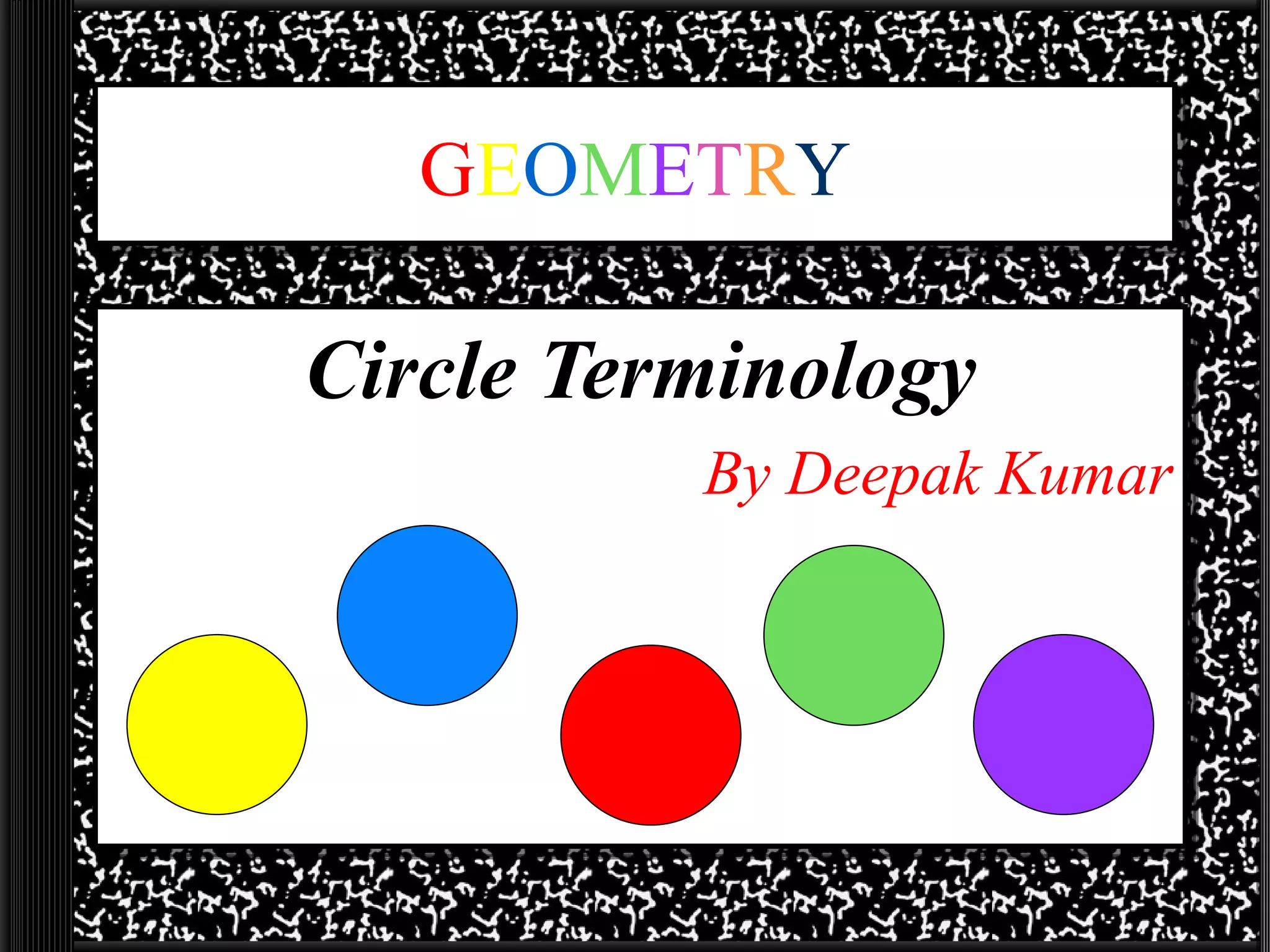 Circle terminology | PPT