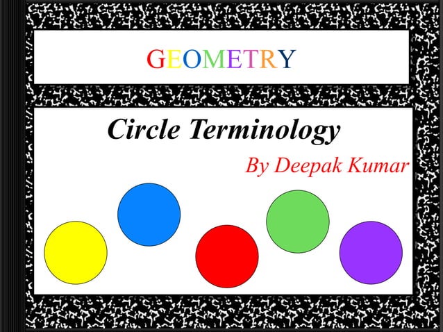 Circle terminology | PPT