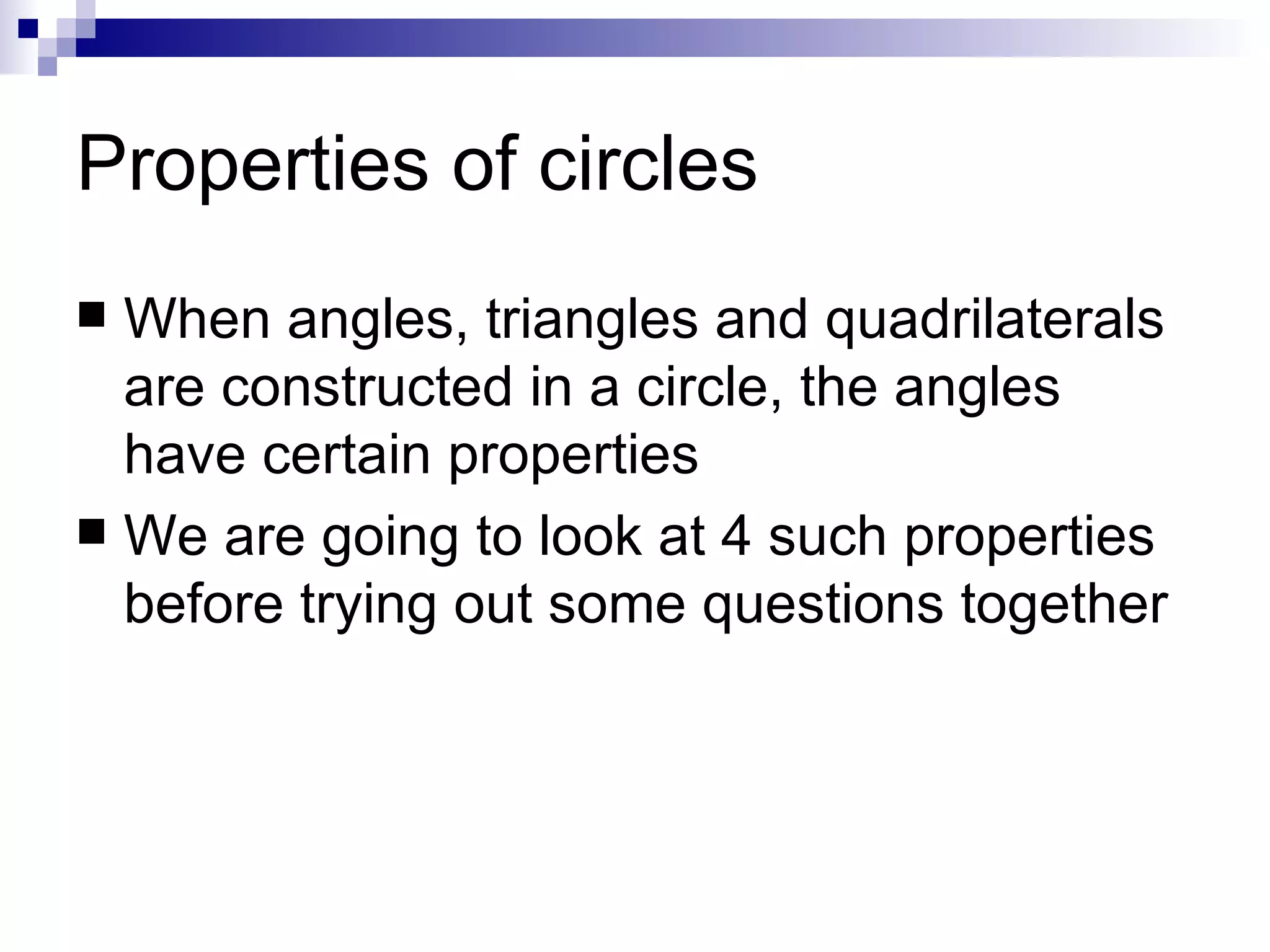 Circle theorems | PPT