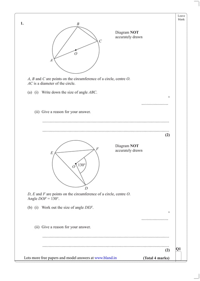 Circletheorems | PDF