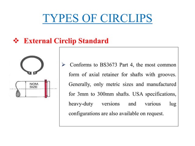 Circlips | PPTX
