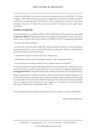 Circolare n. 3 reverse charge tablet pc | DOCX