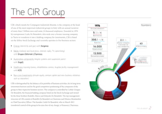 Cir company profile | PDF | Business Administration | Business