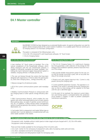 Circontrol Circarlife Catalogue 2013 2014 - EV Charging Stations | PDF