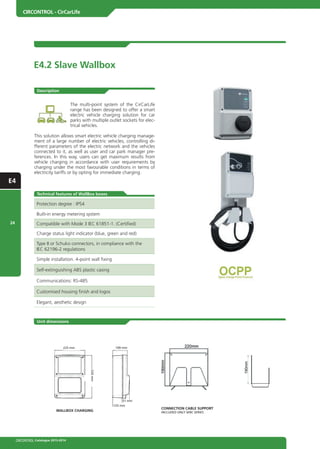Circontrol Circarlife Catalogue 2013 2014 - EV Charging Stations | PDF