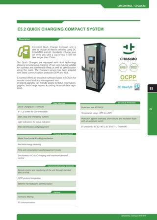 Circontrol Circarlife Catalogue 2013 2014 - EV Charging Stations | PDF