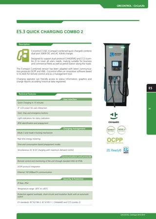 Circontrol Circarlife Catalogue 2013 2014 - EV Charging Stations | PDF