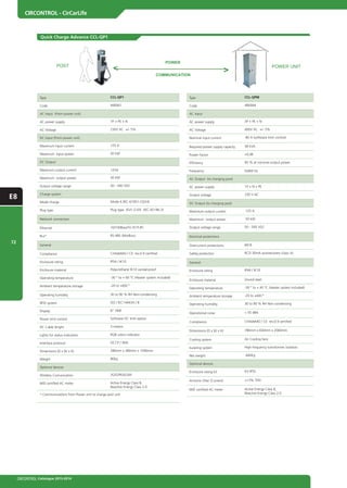 Circontrol Circarlife Catalogue 2013 2014 - EV Charging Stations | PDF