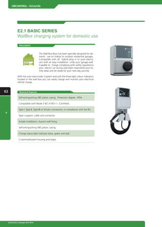 Circontrol Circarlife Catalogue 2013 2014 - EV Charging Stations | PDF