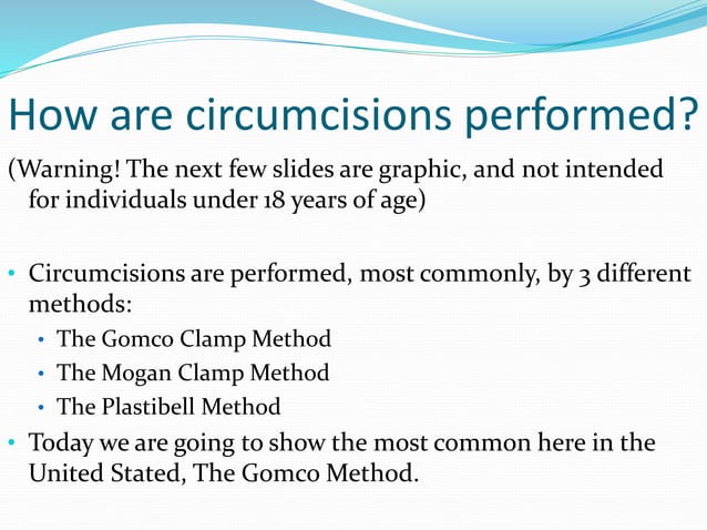 ***WARNING*** CIRCUMCISION HORROR. NSFW OR CHILDREN | PPTX ...