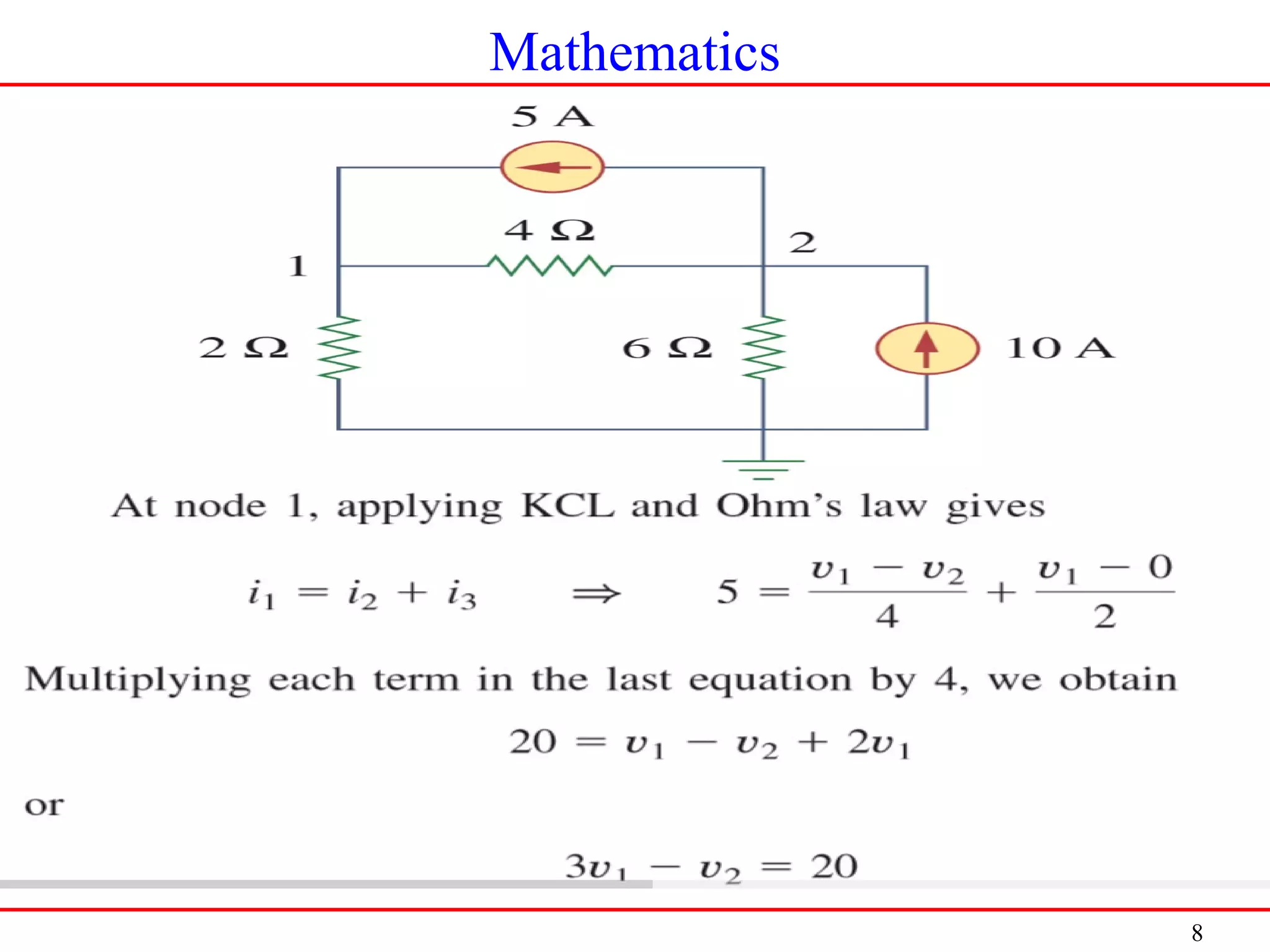 Node and mesh analysis | PPT | Computer Networking | Computing