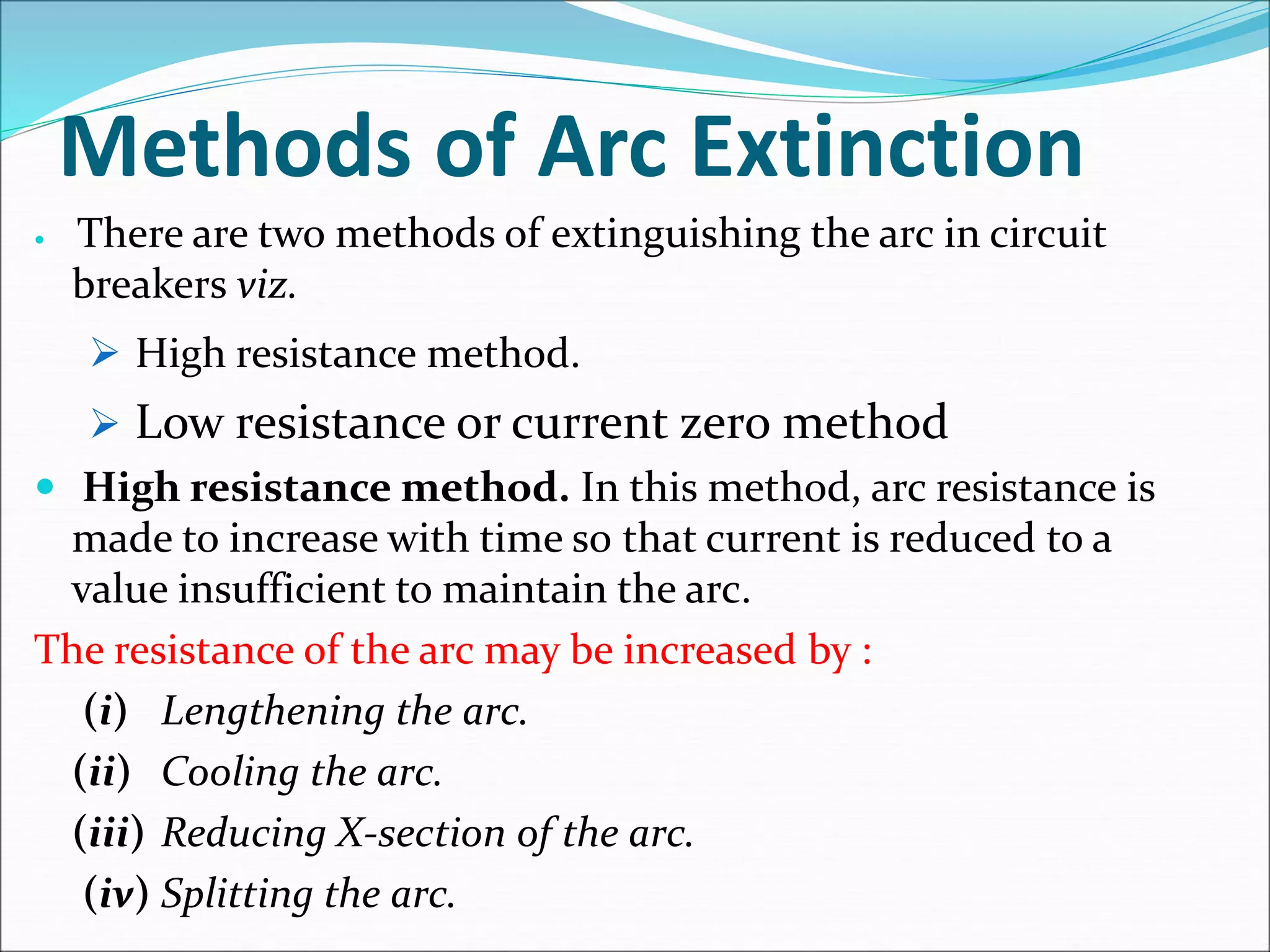 Circuit Breaker : Types | PPT