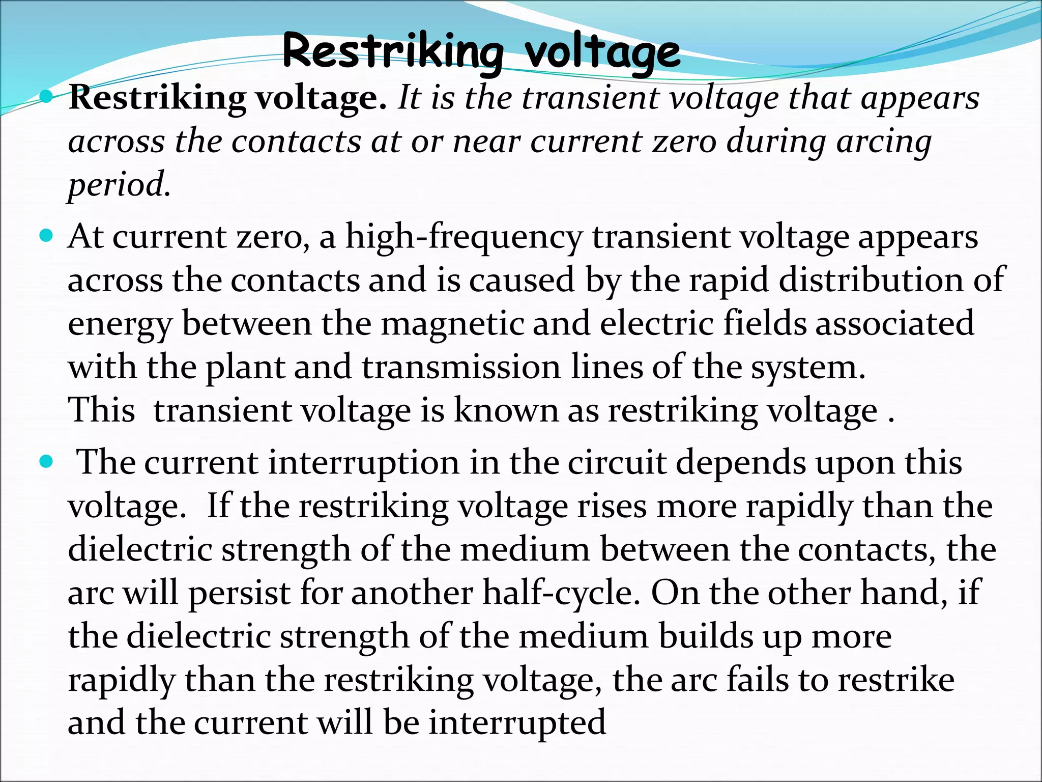 Circuit Breaker : Types | PPT | Physics | Science