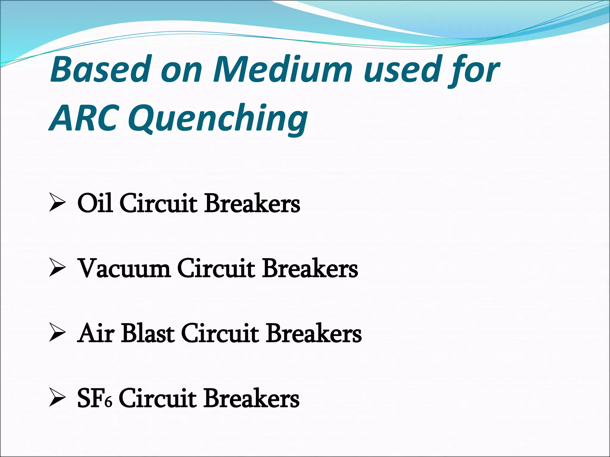 Circuit Breaker : Types | PPT
